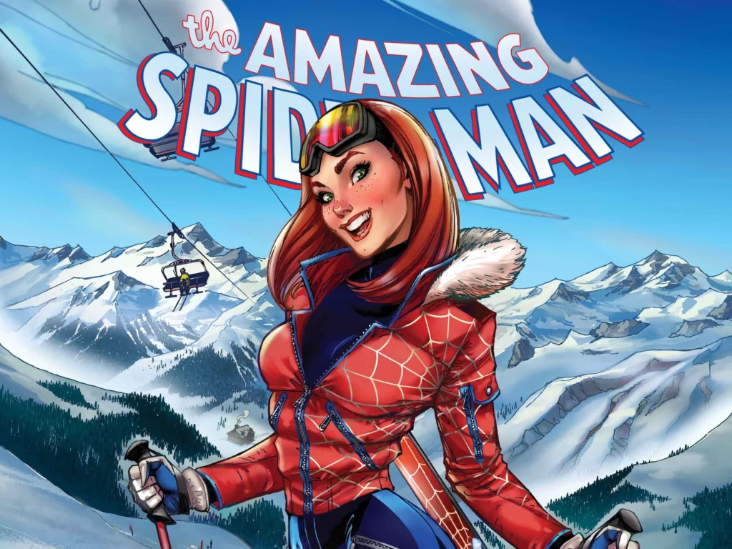 Marvel's Ski Chalet variant covers show Mary Jane and Spider-Woman ...